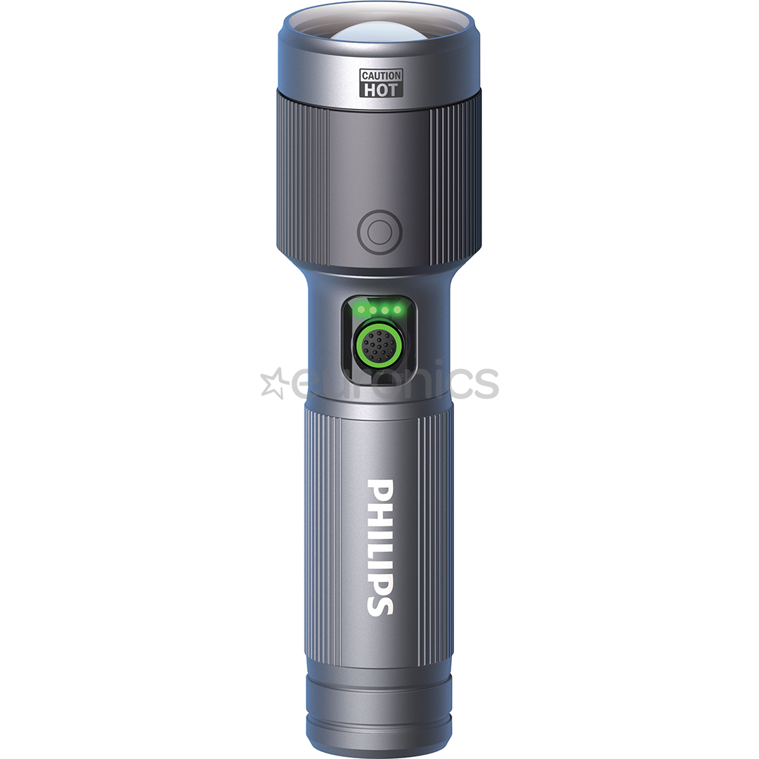 Philips Torch, 1500lm, 30W, grey - LED flashlight, SFL5141/10 | Euronics