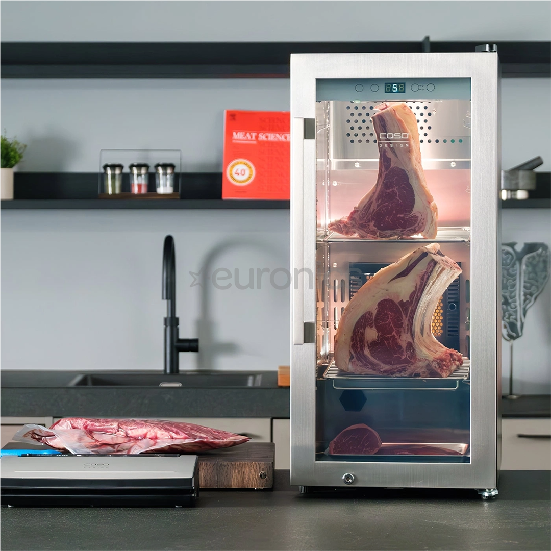 Caso DryAged Master 63, 63 L, height 88 cm, black/stainless steel ...